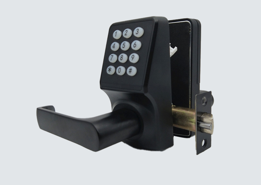 Electronic Digital Smart Door Deadbolt Lock with Mechanical Keys Card